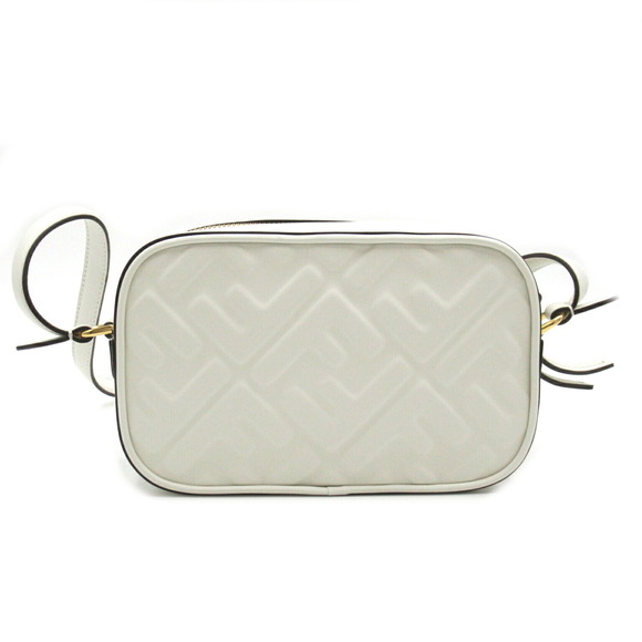 Fendi | Bags | Fendi Shoulder Camera Bag Mini Leather White | Poshmark